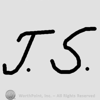 Mark with The letters "J.S.". | #180162