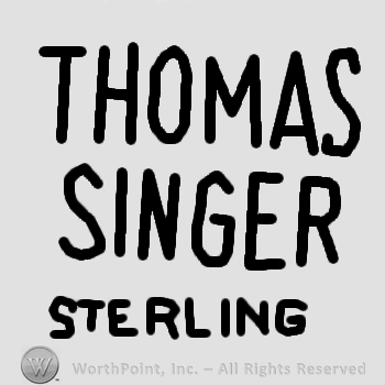 Mark with The text "THOMAS SINGER STERLING". | #180171