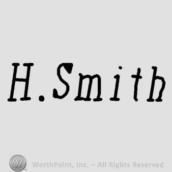 Mark with H smith written. | #180215