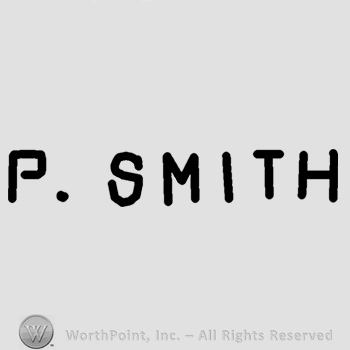 Mark with The text "P. SMITH". | #180232