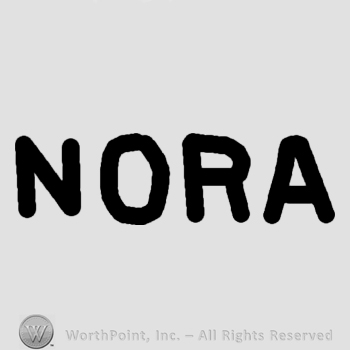 Mark with The word "NORA". | #180304