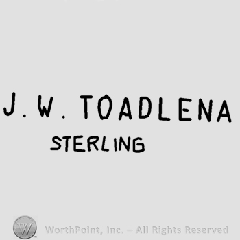 Mark with The text "J. W. TOADLENA STERLING". | #180868