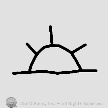 Mark with A shape like a sun. | #180989