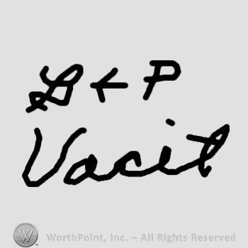 Mark with The text "G + P Vacit". | #181022