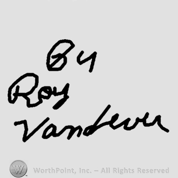 Mark with The text "By Roy Vandever". | #181040