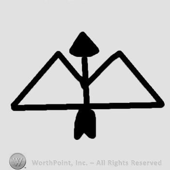 Mark with An arrow and two triangles. | #181117