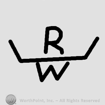 Mark with The letters "RW" and a line. | #181134