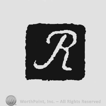 Mark with Capital R, handwritten. | #182237