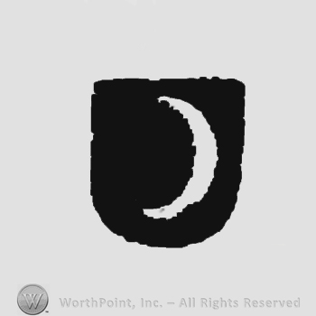 Mark with The image of a crescent moon. | #182492