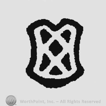 Mark with A shield with a checkered pattern. | #182979