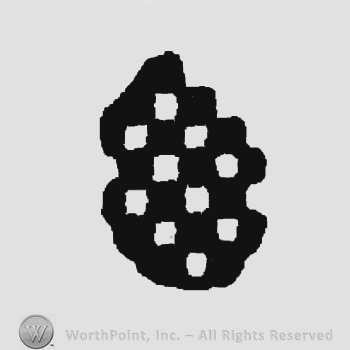 Mark with A shield with a checkered pattern. | #182981