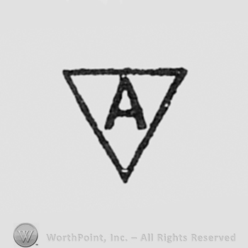 Mark with The letter "A" and a triangle. | #186802