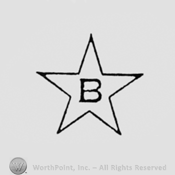 Mark with The letter "B" and a star. | #186946
