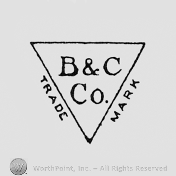 Mark with The letters "B&C Co", a triangle and | #187045