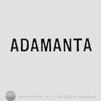 Mark with The word "ADAMANTA". | #187306