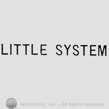 Mark with The text "LITTLE SYSTEM". | #187323
