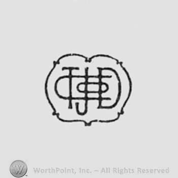 Mark with The monogram of letters "TJD CO". | #187549