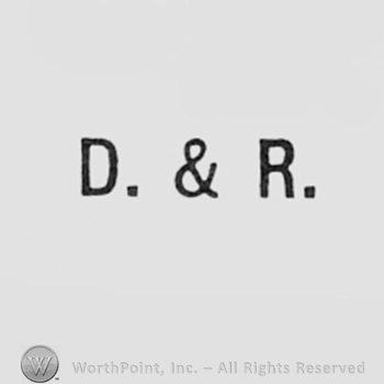 Mark with The letters "D. & R.". | #187551