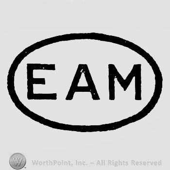 Mark with The letters "EAM" and an oval. | #187596