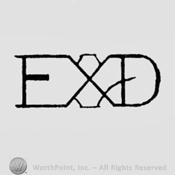 Mark with The monogram of letters "EXD". | #187605