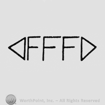 Mark with The letters "FFF" and three triangles. | #187660