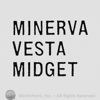 Mark with The text "MINERVA VESTA MIDGET". | #187757