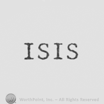 Mark with The word "ISIS". | #187857