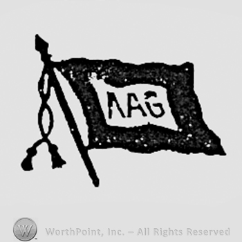 Mark with The letters "AAG" and a flag. | #187985