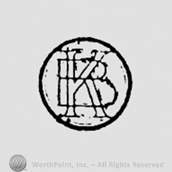 Mark with Monogram of letters "KB" and a circle. | #188394