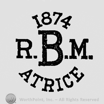 Mark with The number "1874", the letters "R.B.M." | #188792