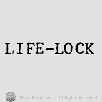 Mark with The words "LIFE-LOCK". | #188819