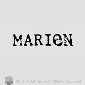 Mark with The word "MARION". | #188837