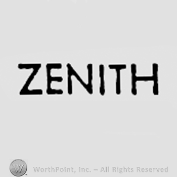 Mark with The word "ZENITH". | #188864