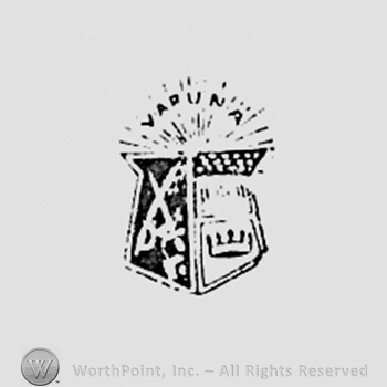 Mark with The word "VARUNA", a shield, swords and | #188868