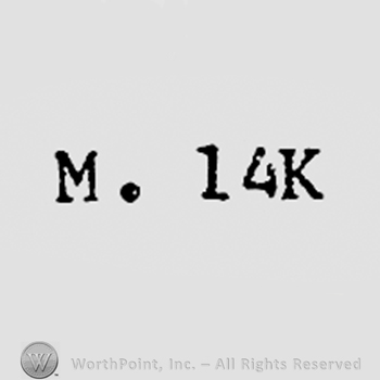 Mark with The text "M.14K". | #188967
