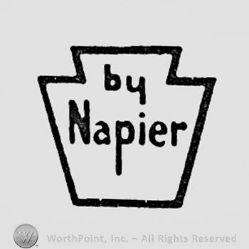 Mark with The words "BY NAPIER" and a frame. | #189029