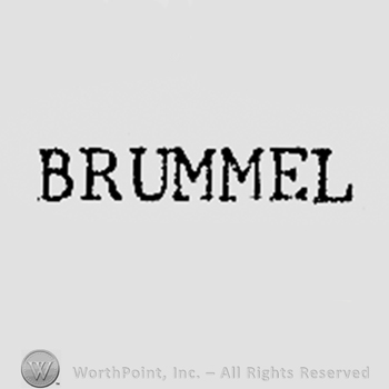 Mark with The word "BRUMMEL". | #189205