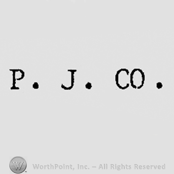 Mark with The letters "P. J. CO.". | #189209