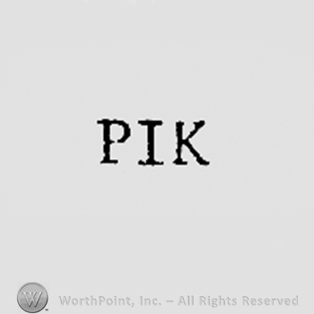 Mark with The word "PIK". | #189214