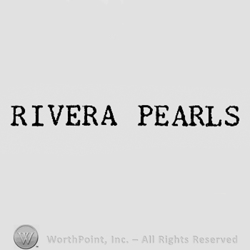 Mark with The text "RIVERA PEARLS". | #189392