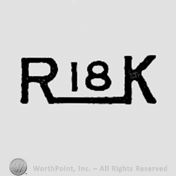 Mark with The letters "RK" and the number "18". | #189453