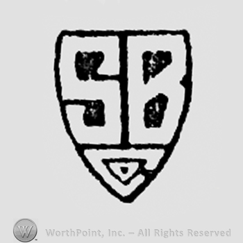 Mark with A shield and the letters "SB Co". | #189504