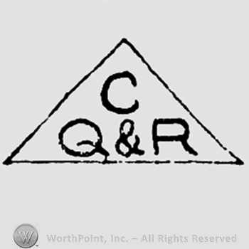 Mark with The letters "C Q & R" inside a | #189596