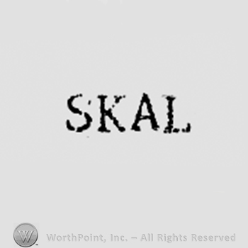 Mark with The text "SKAL". | #189701