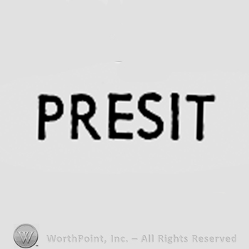 Mark with The word "PRESIT". | #189818
