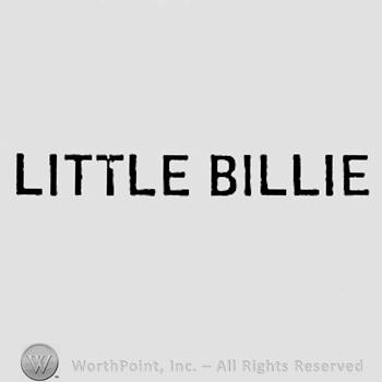 Mark with The words "LITTLE BILLIE". | #189865