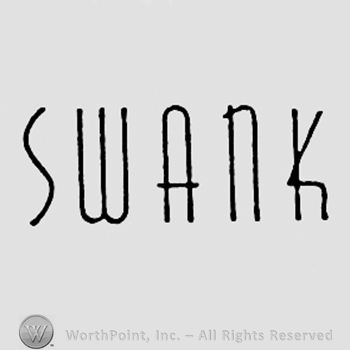 Mark with The text "SWANK". | #189879
