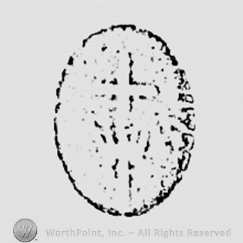Mark with An oval and a cross. | #190023
