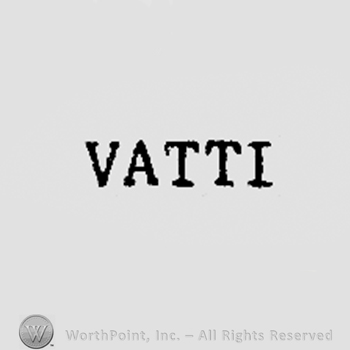Mark with The text "VATTI". | #190052
