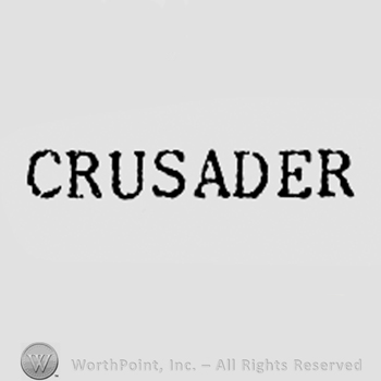 Mark with The word "CRUSADER". | #190182